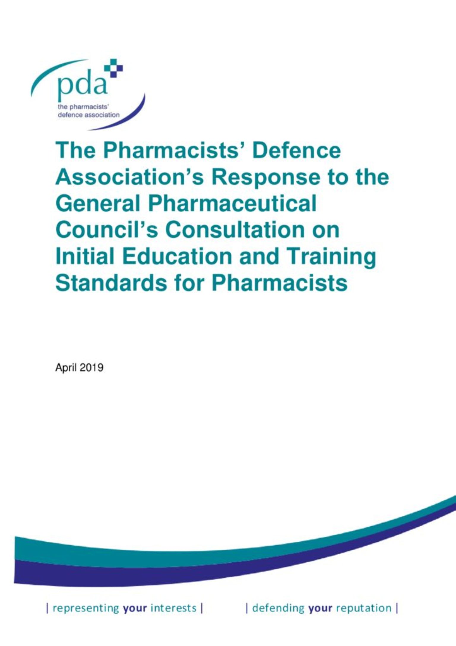 PDA responds to the GPhC’s consultation on initial education and ...